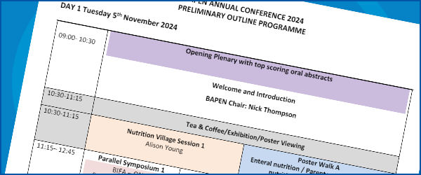 Conference Programme & Speakers | BAPEN